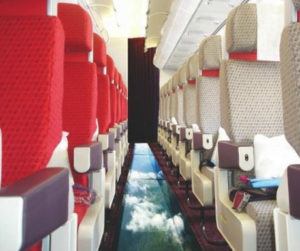 Would you travel on a glass-bottomed plane? - A Luxury Travel Blog