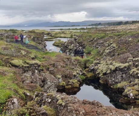Snorkelling between tectonic plates at Silfra in Iceland's Thingvellir ...